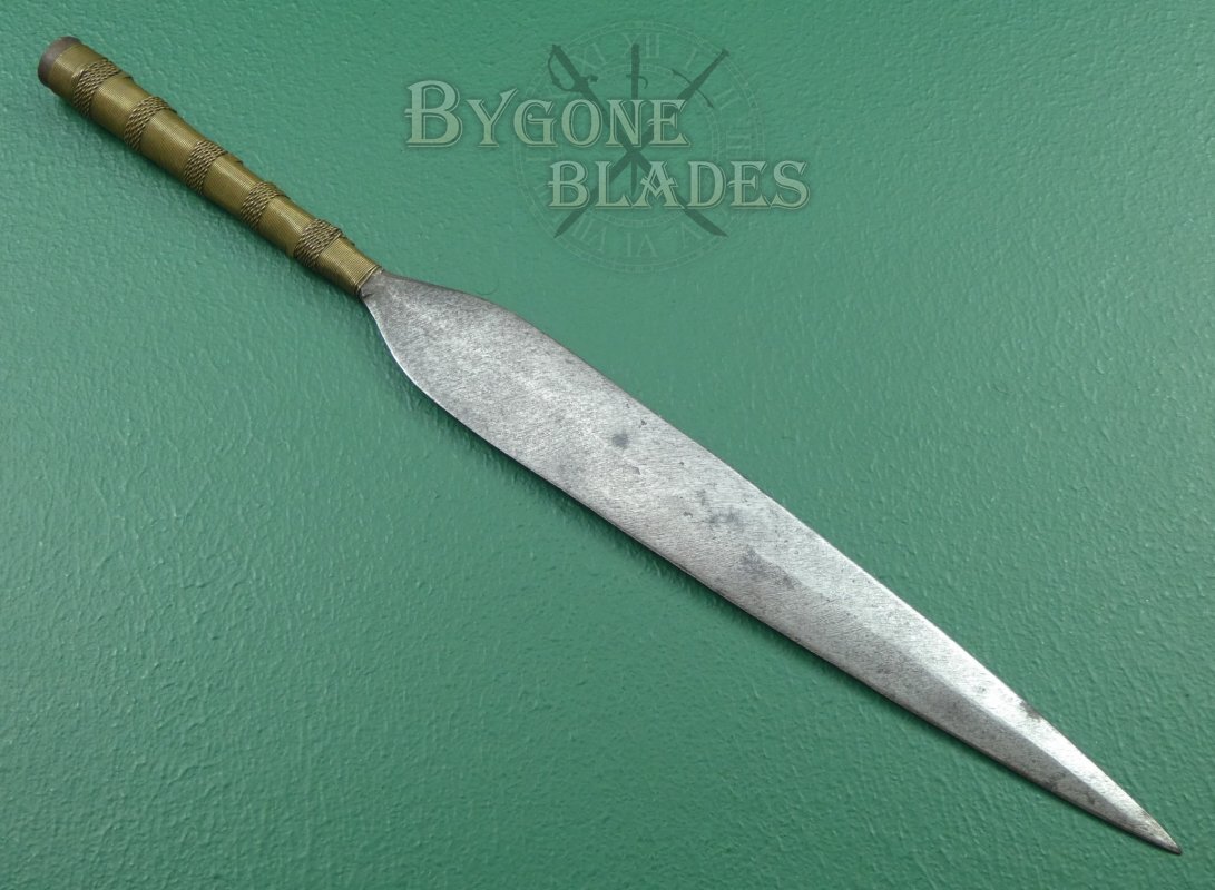 19th Century Sudanese Mahdist Spearhead. Omdurman Trophy | Bygone Blades