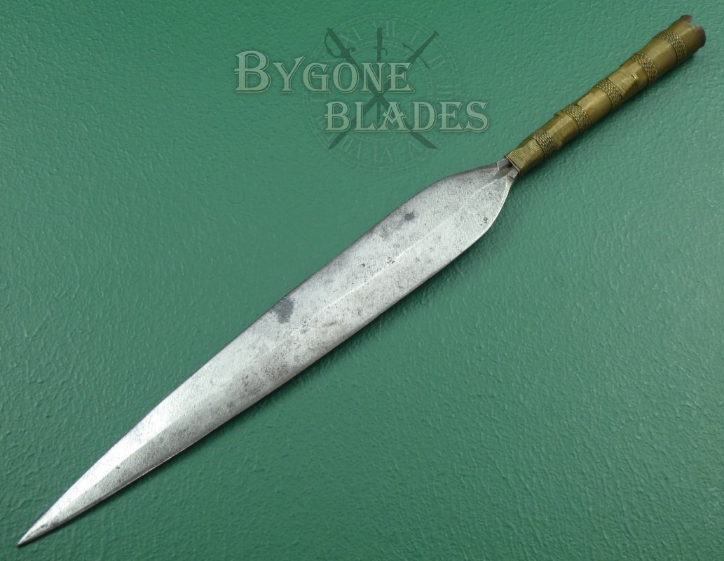 19th Century Sudanese Mahdist Spearhead. Omdurman Trophy | Bygone Blades