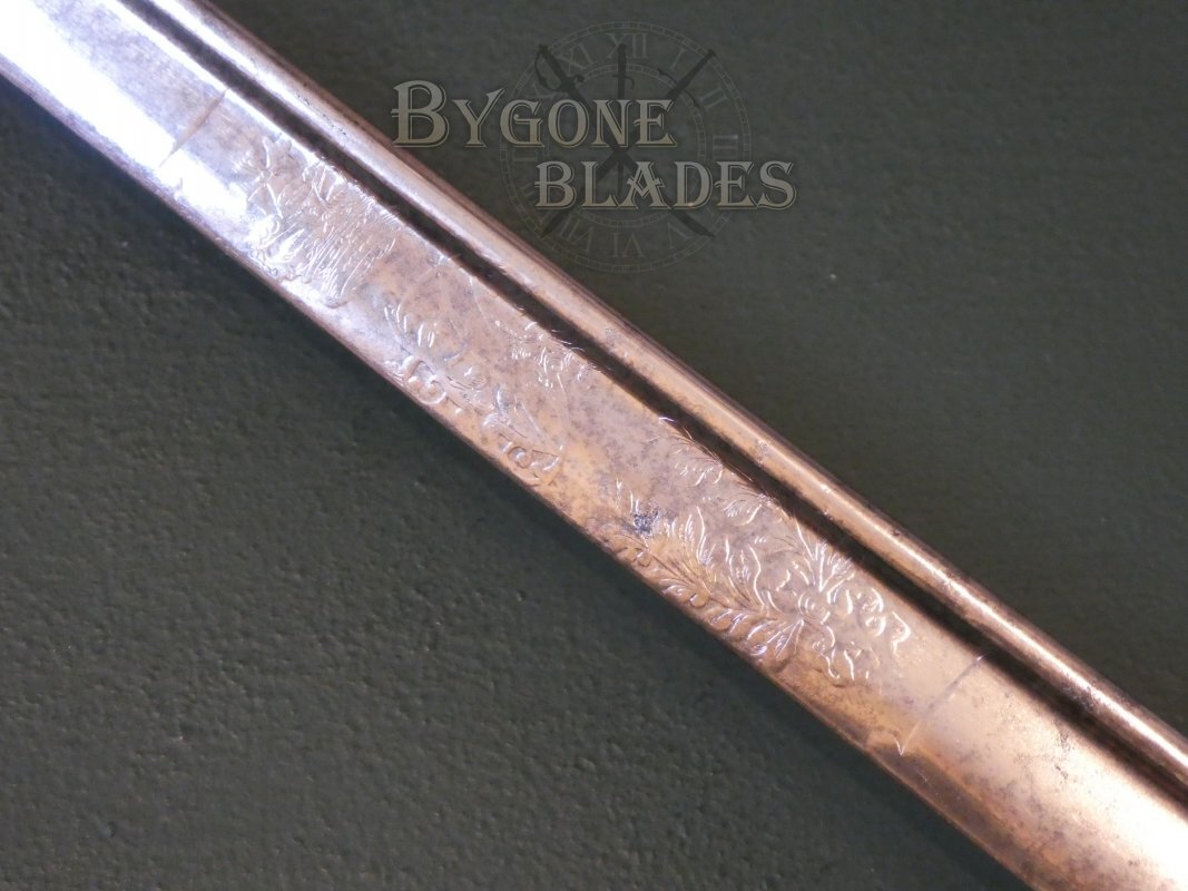 British 1822 Pattern Victorian Field Officers Pipe-Back Levee Sword ...