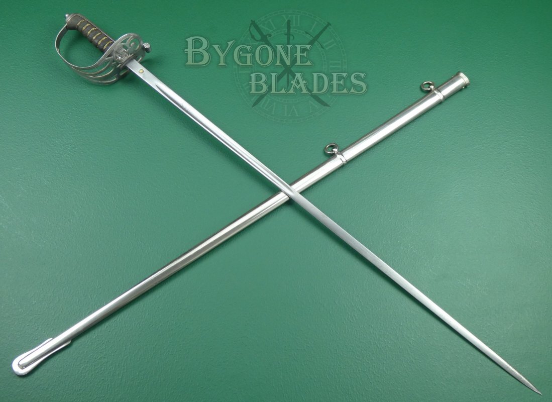 British 1827 Victorian Rifle Officers Dress Sword | Bygone Blades