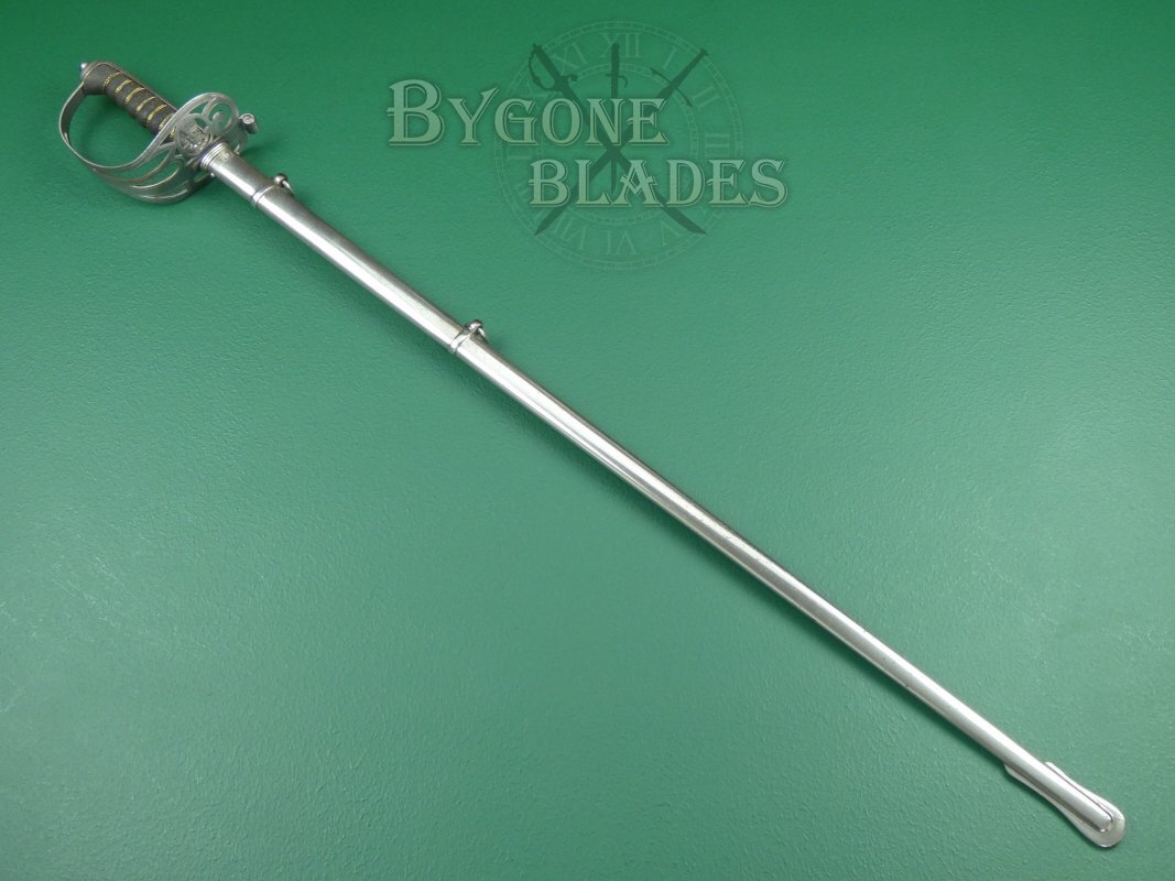 British 1827 Victorian Rifle Officers Dress Sword | Bygone Blades