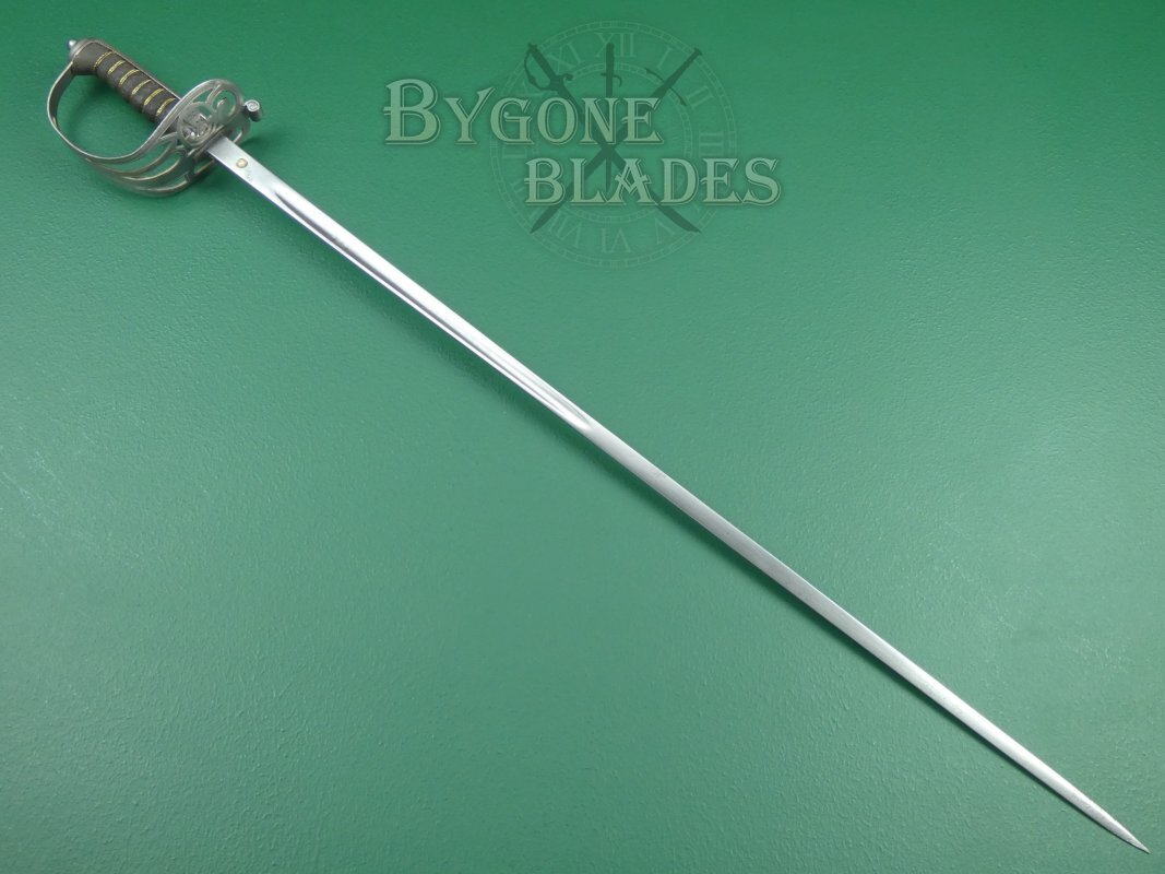 British 1827 Victorian Rifle Officers Dress Sword | Bygone Blades
