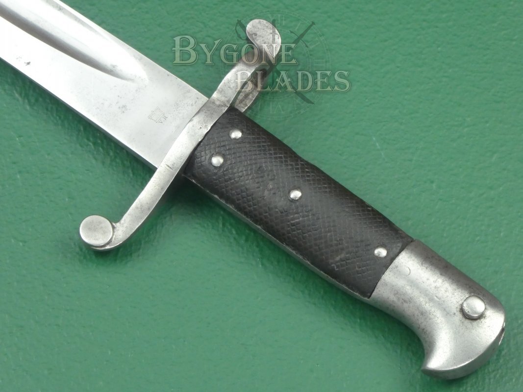 British 1856 Pattern Yataghan Sword Bayonet. 1st Mule Corps Markings ...