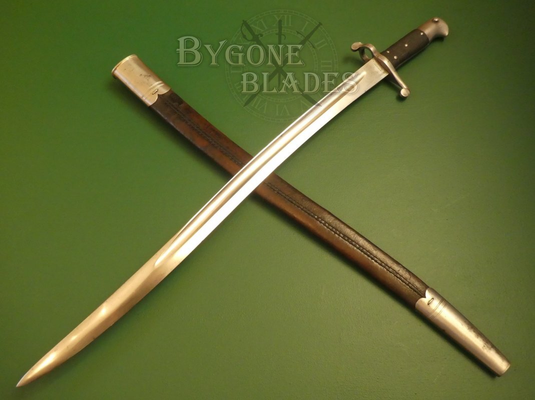 British 1856/58 Pattern Yataghan Sword Bayonet. Chavasse. US Civil War ...