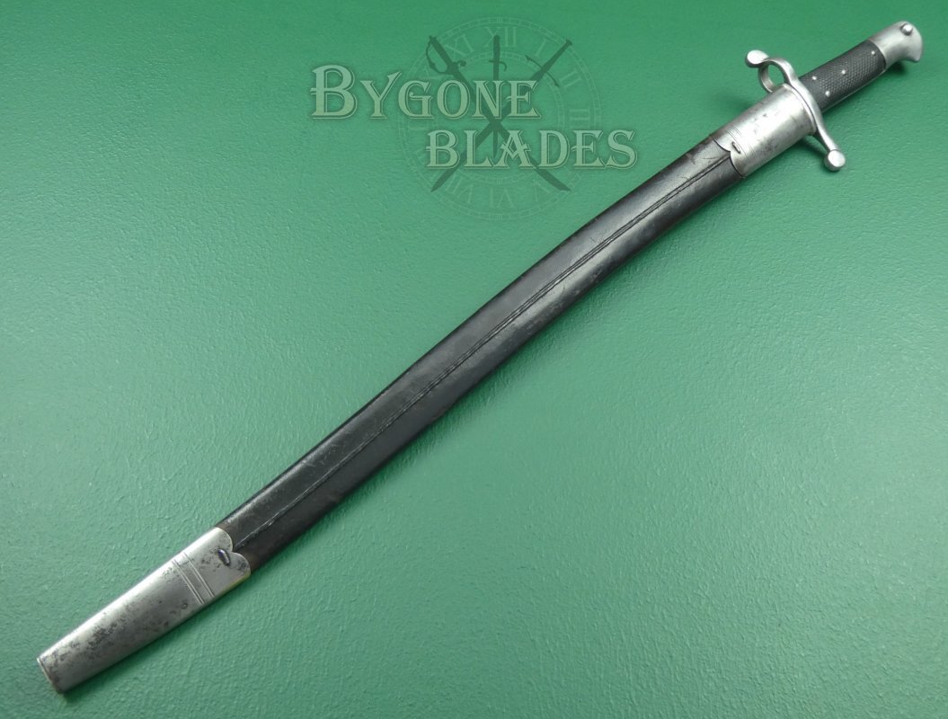 British 1858 Sea Service Pattern Yataghan Sword Bayonet | Bygone Blades