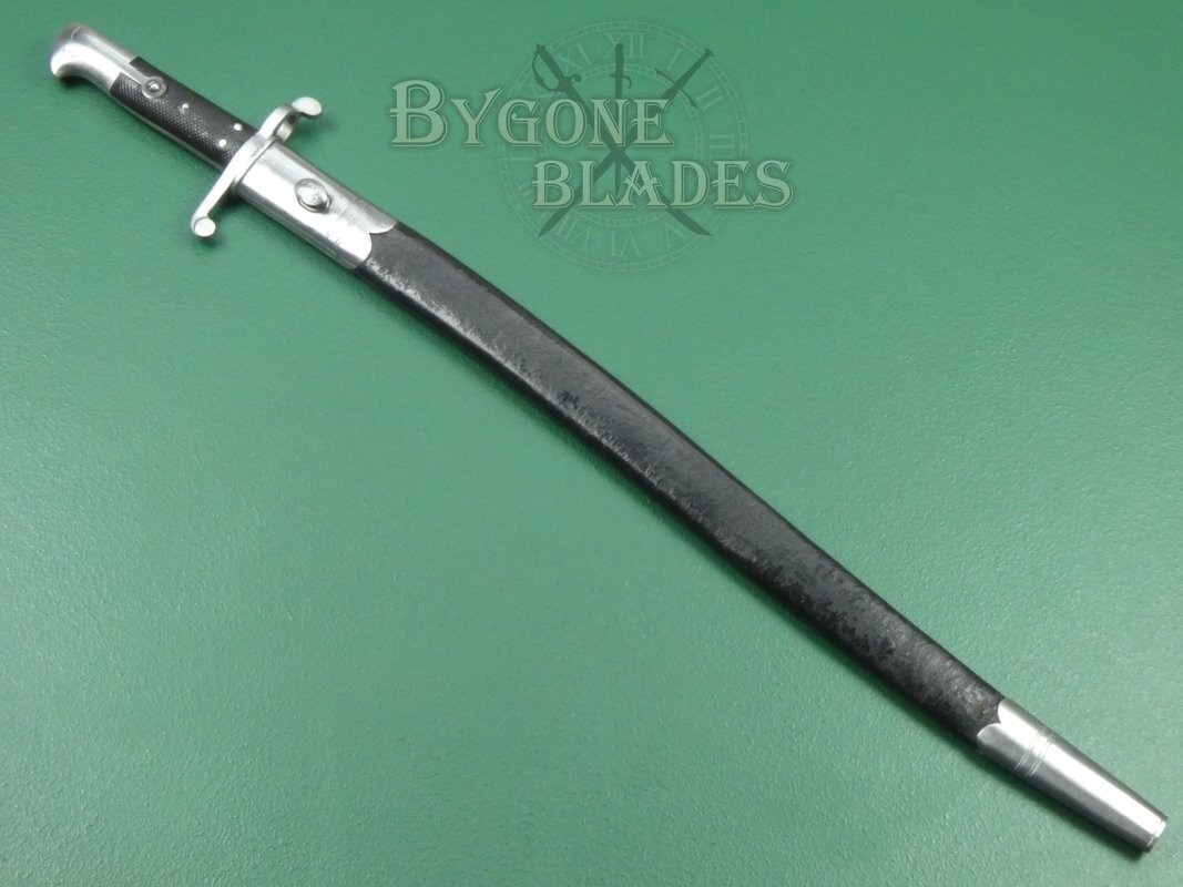 British 1860 Martini Henry Yataghan Sword Bayonet. Berkshire Regiment ...