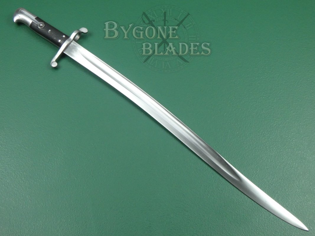British 1860 Martini Henry Yataghan Sword Bayonet. Berkshire Regiment ...