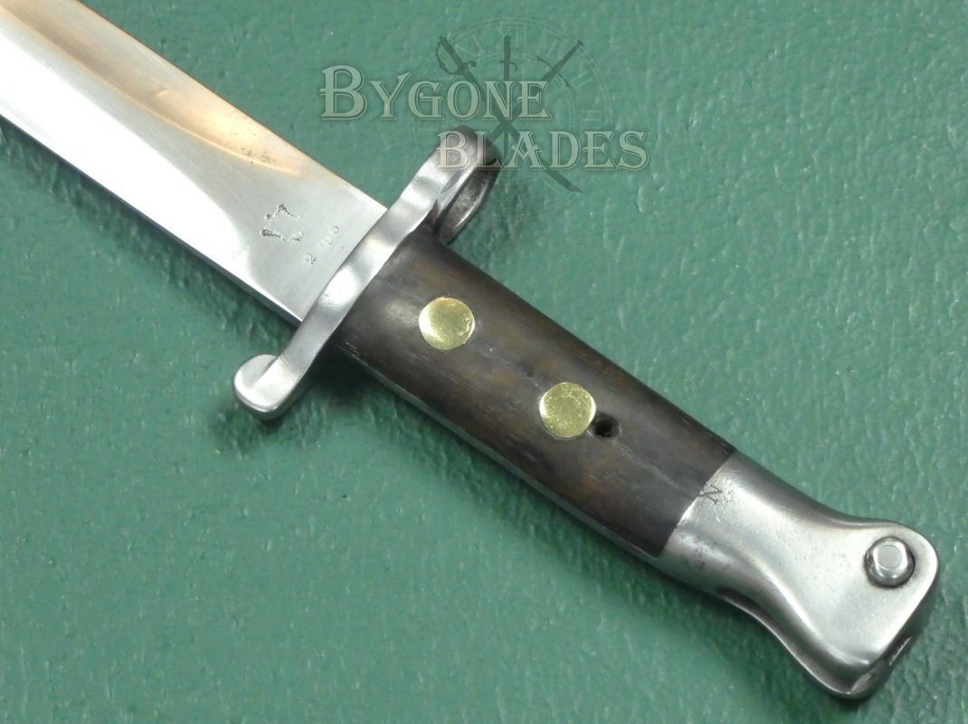 British 1888 Mk 1 Type II Lee-Metford Bayonet. Royal Navy Issue ...