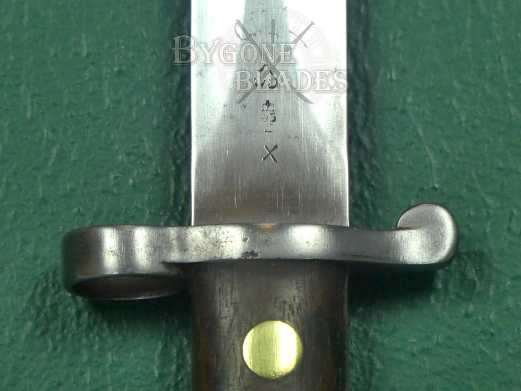 British 1888 Mk 1 Type II Lee-Metford Bayonet. Royal Navy Issue ...