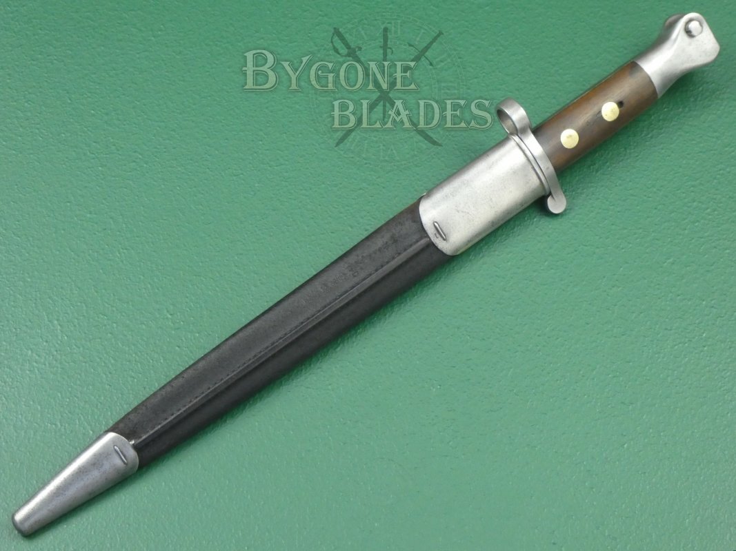 British 1888 Mk I Type II Lee Metford Bayonet. Matching Numbered ...