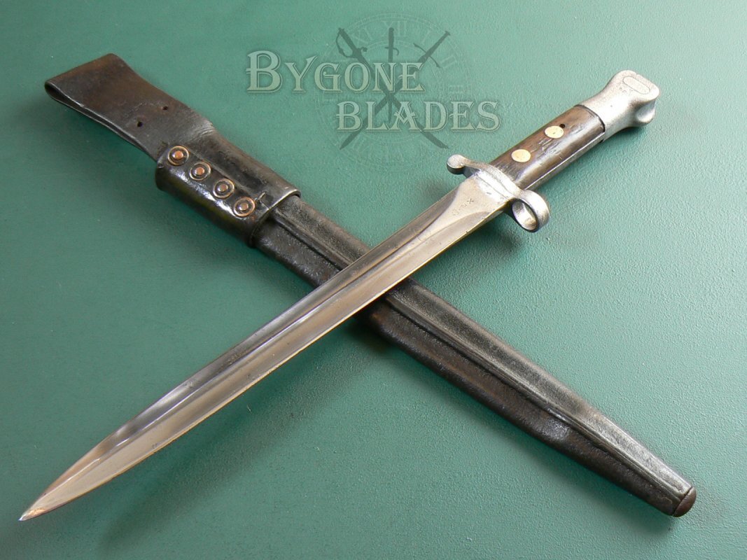 British 1888 Mk I Type II Lee Metford Bayonet. Royal Marines Issue ...
