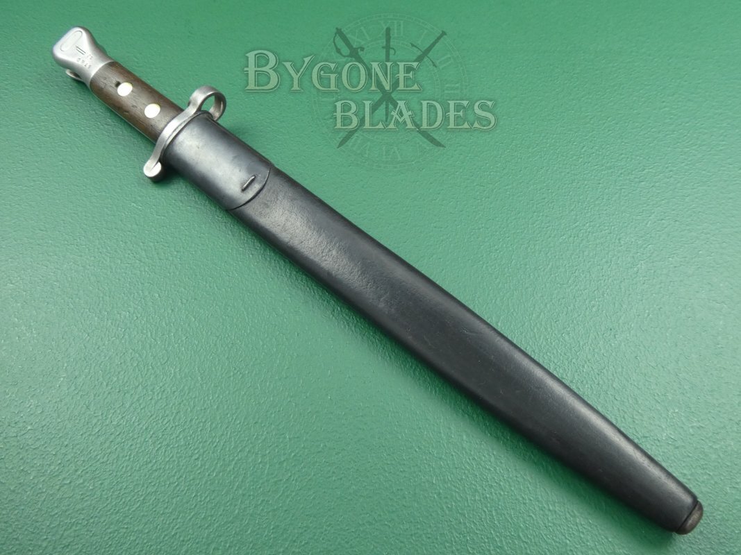 British 1888 Mk1 Type II Lee Metford Bayonet. Land Pattern Scabbard ...