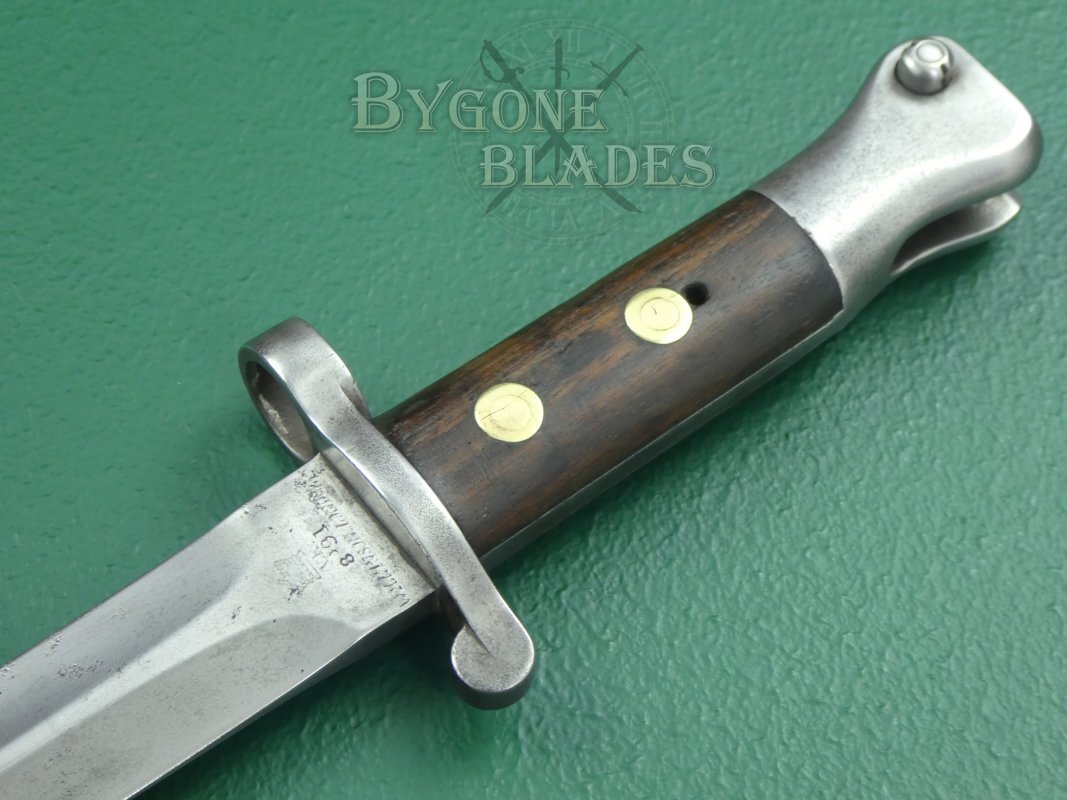 British 1888 Mk1 Type II Lee Metford Bayonet. Land Pattern Scabbard ...