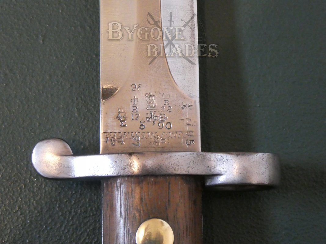 British 1888 MkI Type II Pattern Lee Metford Bayonet. Wilkinson ...
