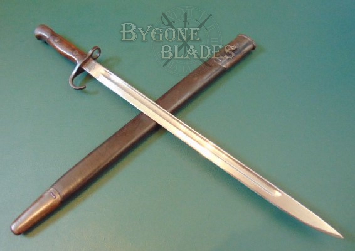 British 1907 Mk I Pattern Hooked Quillon Bayonet. The Border Regiment ...