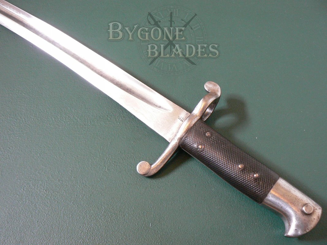 British Early Production 1856 Enfield Yataghan Sword Bayonet. Riveted ...