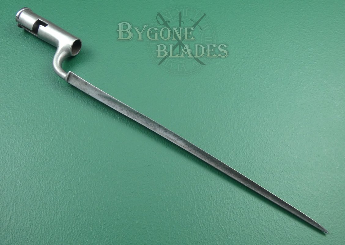 British Napoleonic Wars Indian Land Pattern Brown Bess Socket Bayonet ...