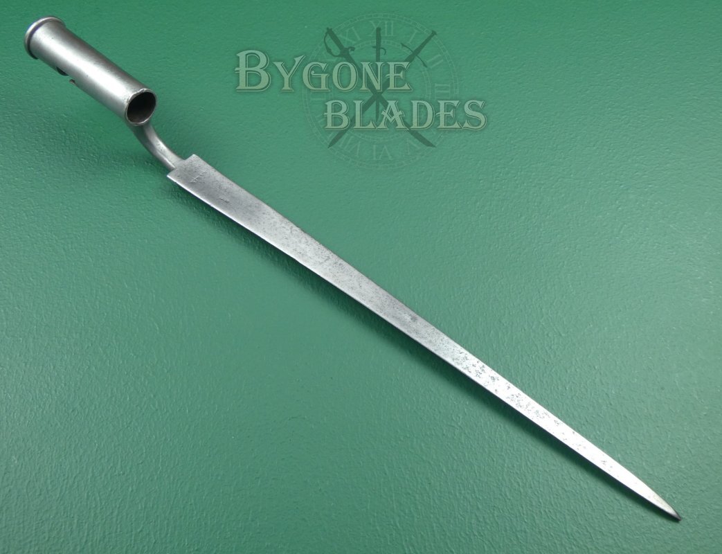 British Napoleonic Wars Indian Land Pattern Brown Bess Socket Bayonet ...