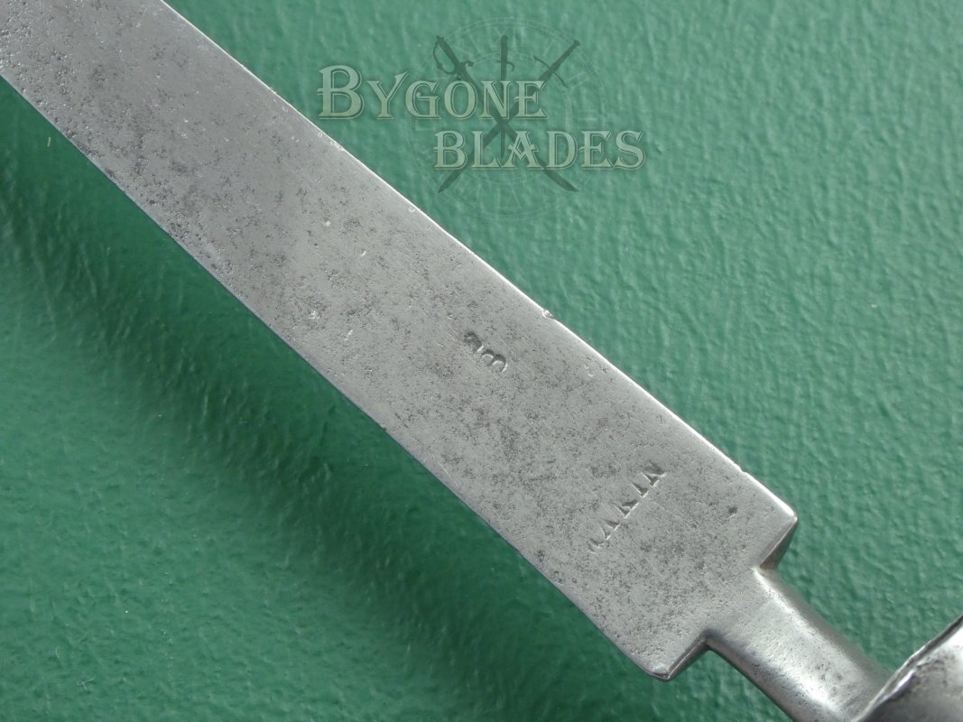 British Napoleonic Wars Indian Land Pattern Brown Bess Socket Bayonet ...