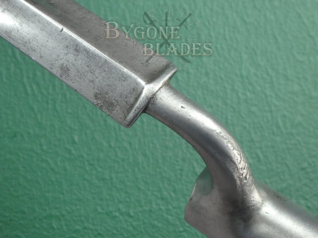 British Napoleonic Wars Indian Land Pattern Brown Bess Socket Bayonet ...
