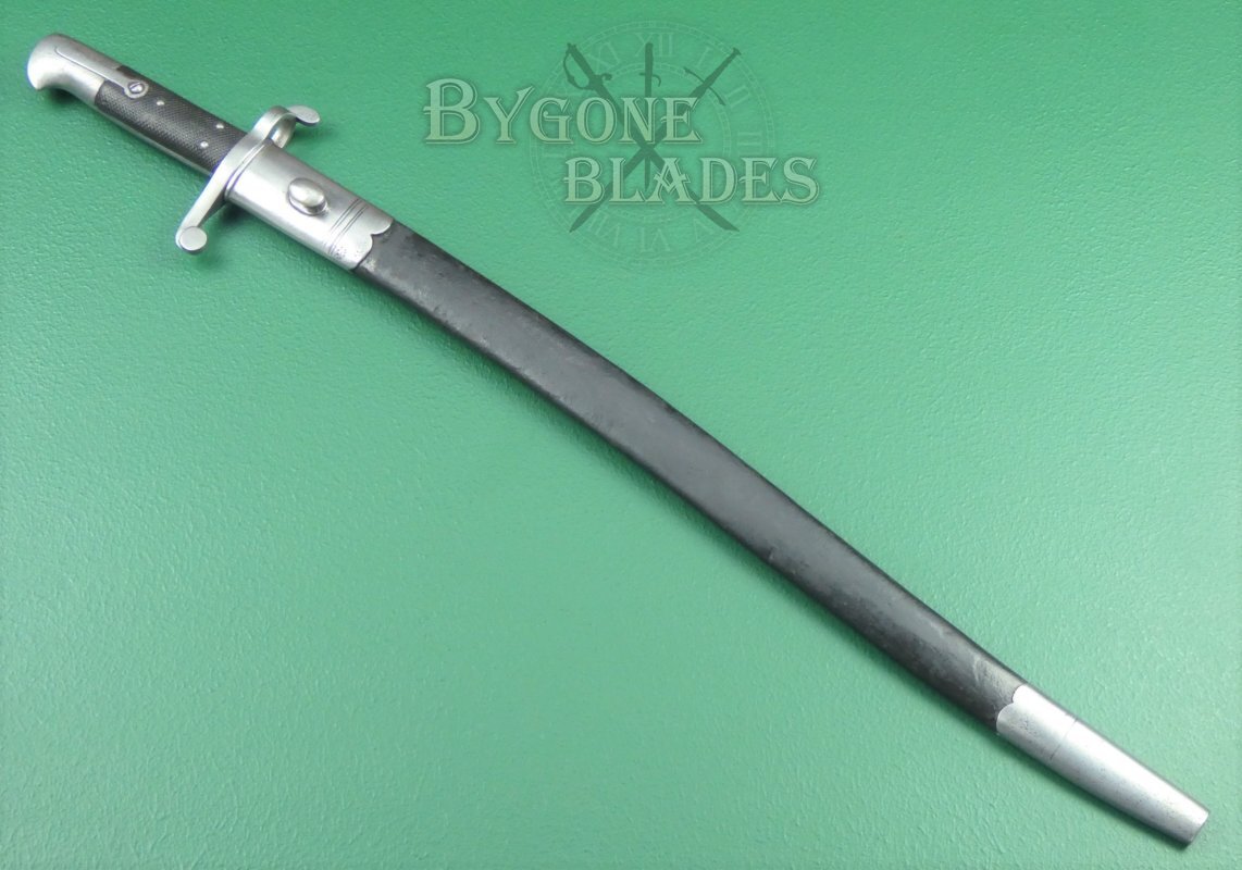 British Volunteer Pattern 1856 Yataghan Sword Bayonet. Unit Marked ...