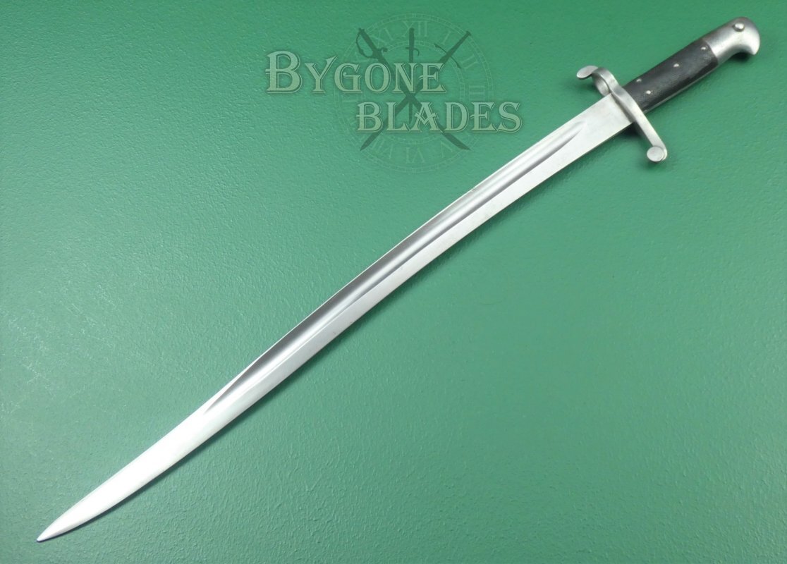 British Volunteer Pattern 1856 Yataghan Sword Bayonet. Unit Marked ...