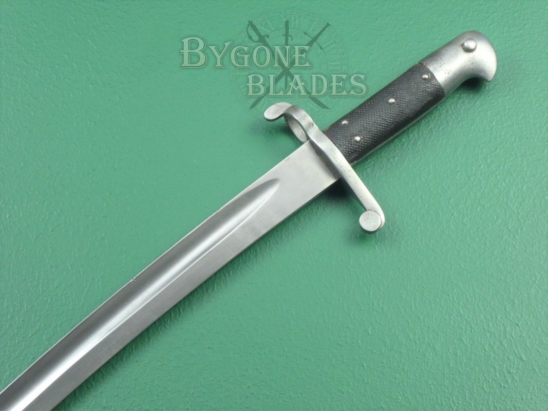 British Volunteer Pattern 1856 Yataghan Sword Bayonet. Unit Marked ...