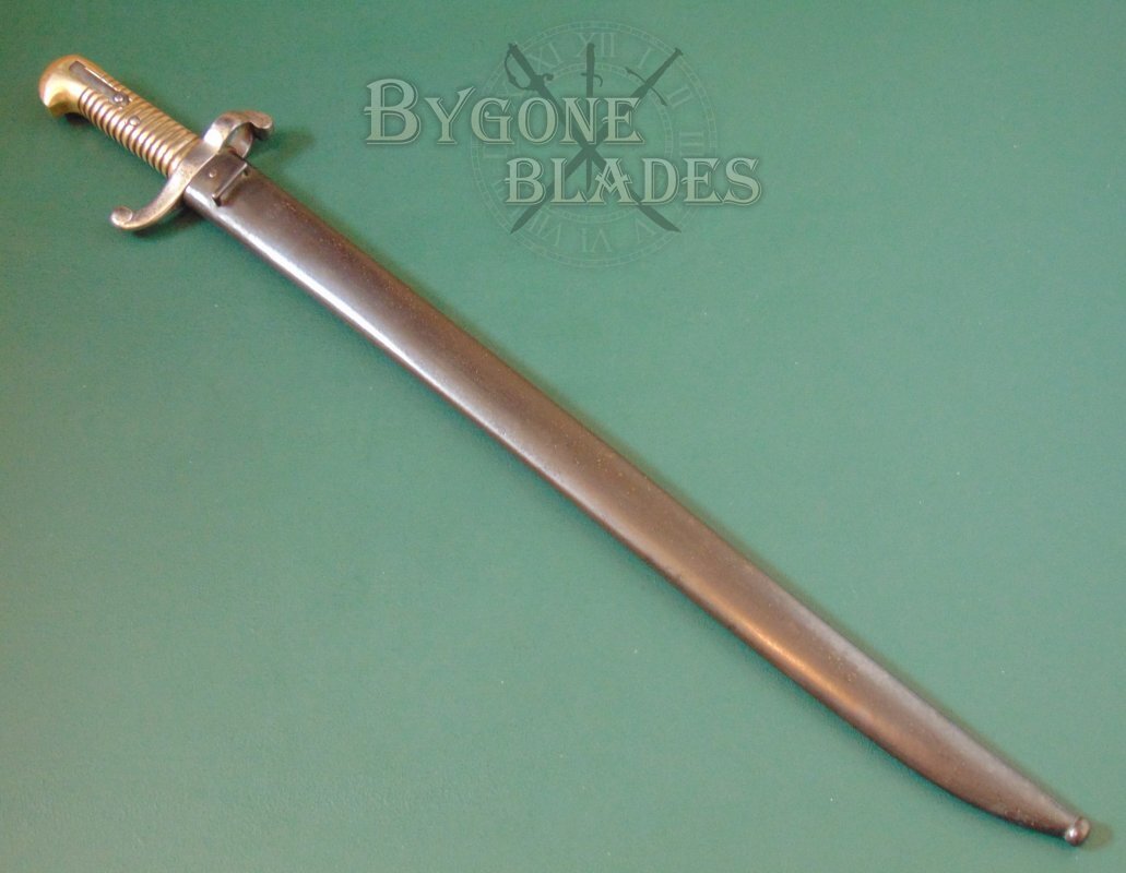 French Crimean War M1842 Yataghan Sword Bayonet. Chatellerault 1853 ...