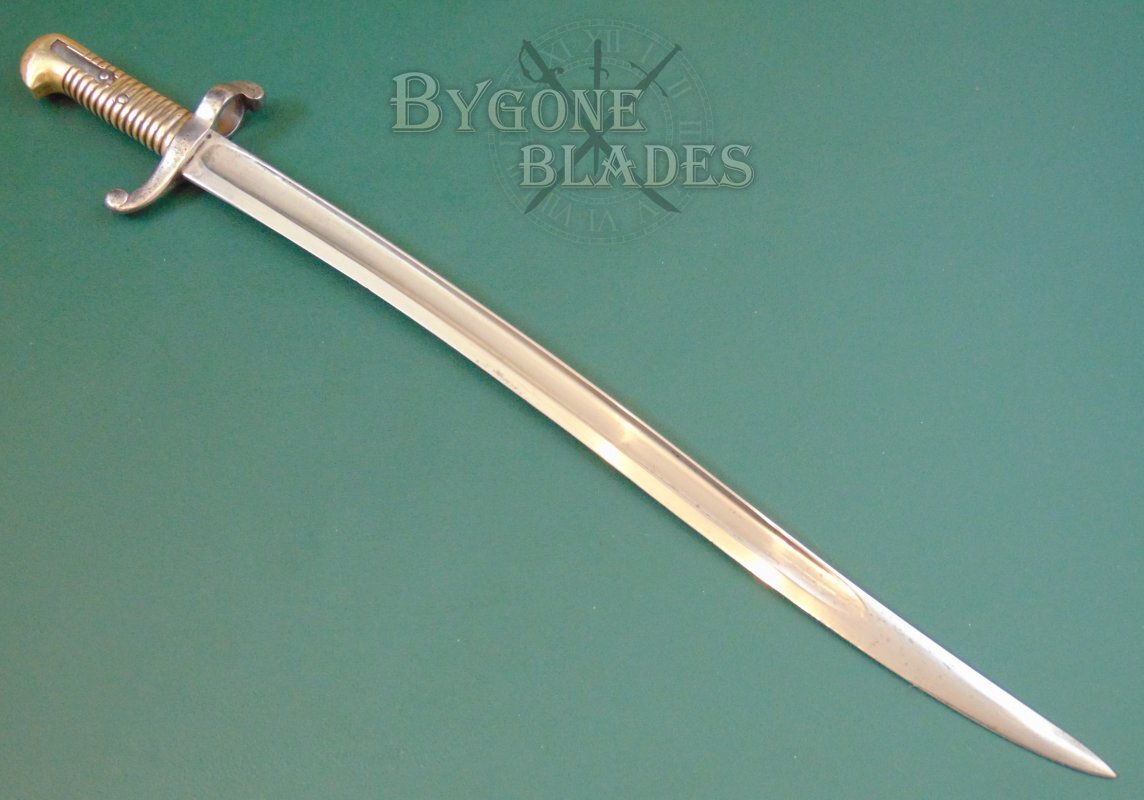 French Crimean War M1842 Yataghan Sword Bayonet. Chatellerault 1853 ...