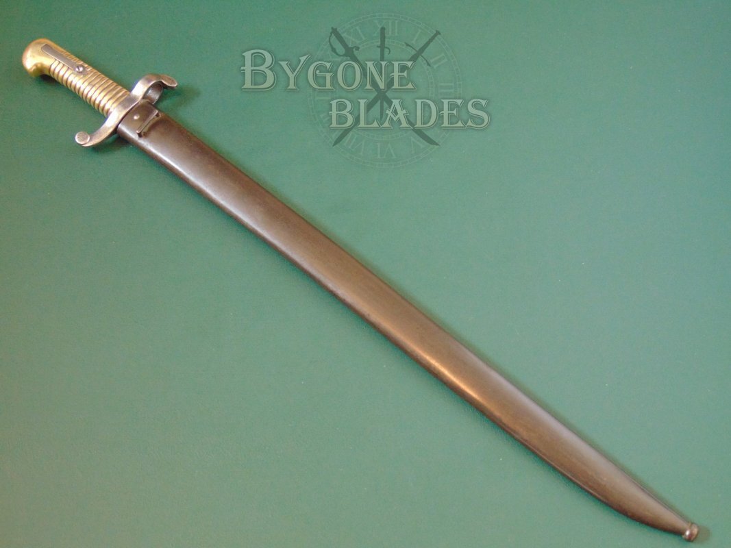 French Crimean War Model 1842 Yataghan Sword Bayonet. Dated 1851 ...