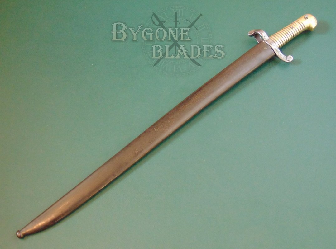 French Crimean War Model 1842 Yataghan Sword Bayonet. Dated 1851 ...