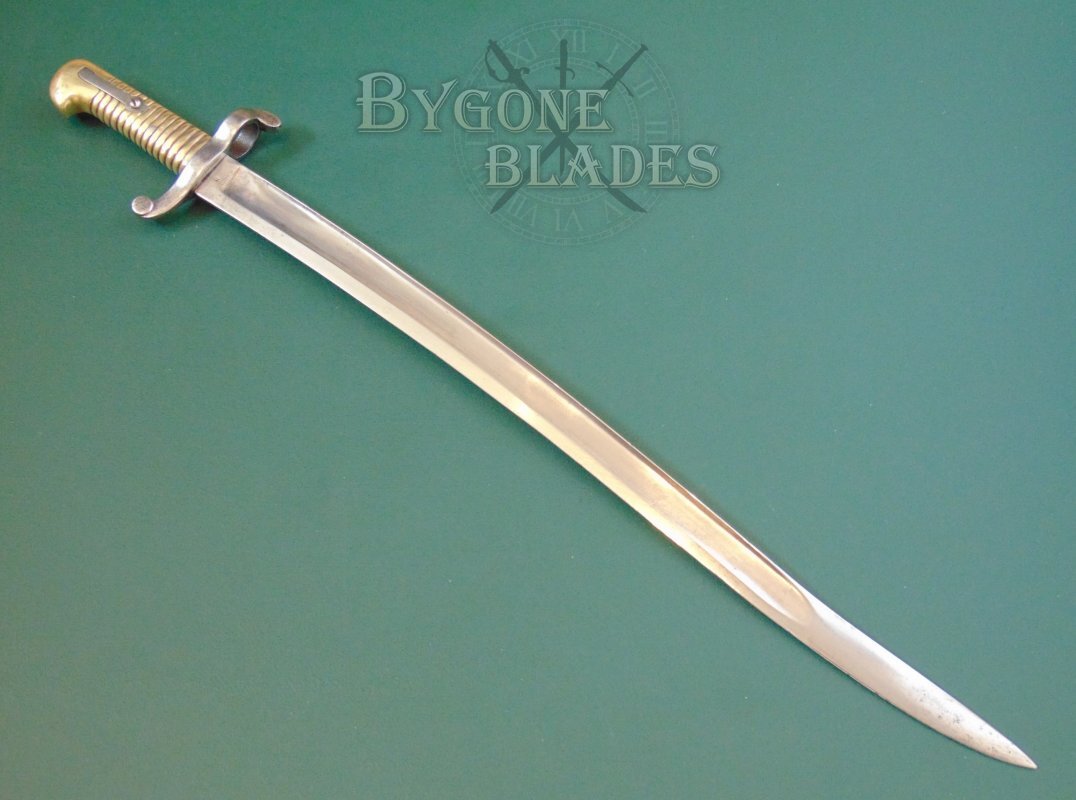 French Crimean War Model 1842 Yataghan Sword Bayonet. Dated 1851 ...