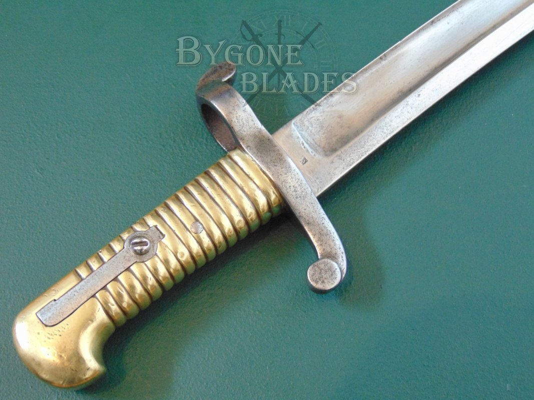 French Crimean War Model 1842 Yataghan Sword Bayonet. Dated 1851 ...
