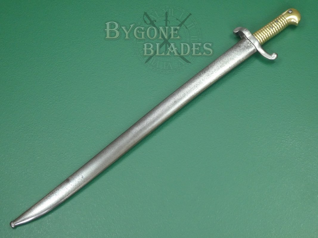 French M1842 Yataghan Sword Bayonet. Chatellerault 1856. #2307001 ...