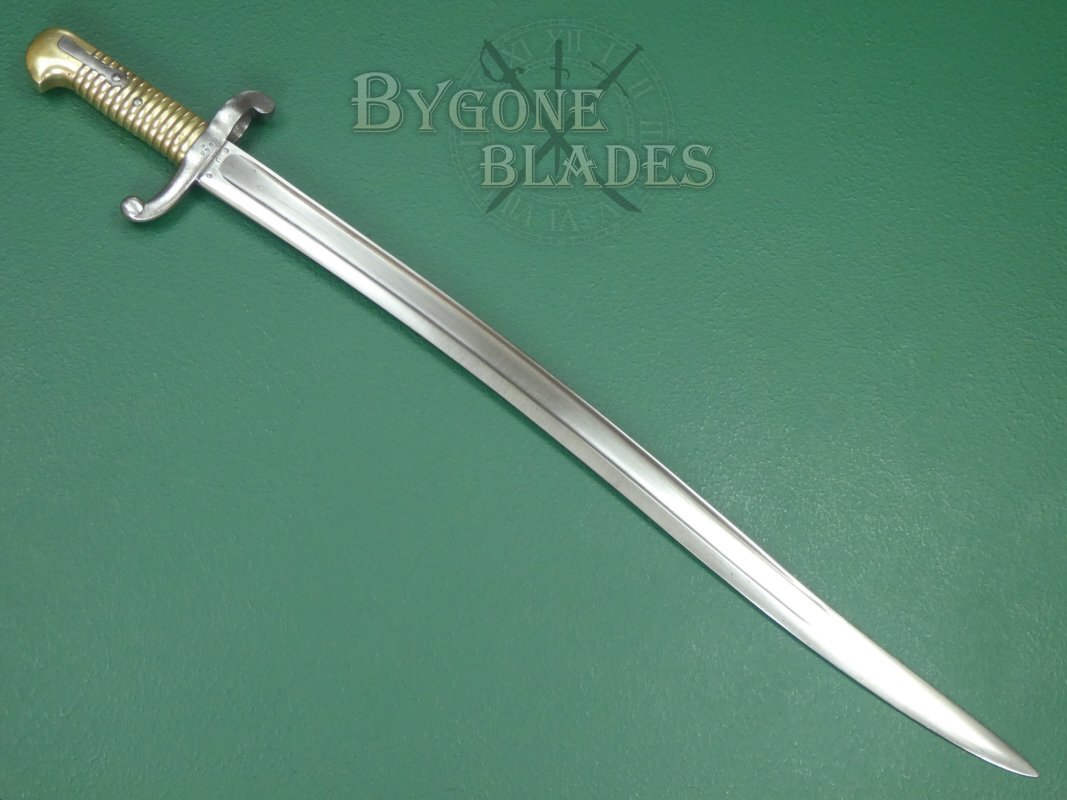 French M1842 Yataghan Sword Bayonet. Chatellerault 1856. #2307001 ...