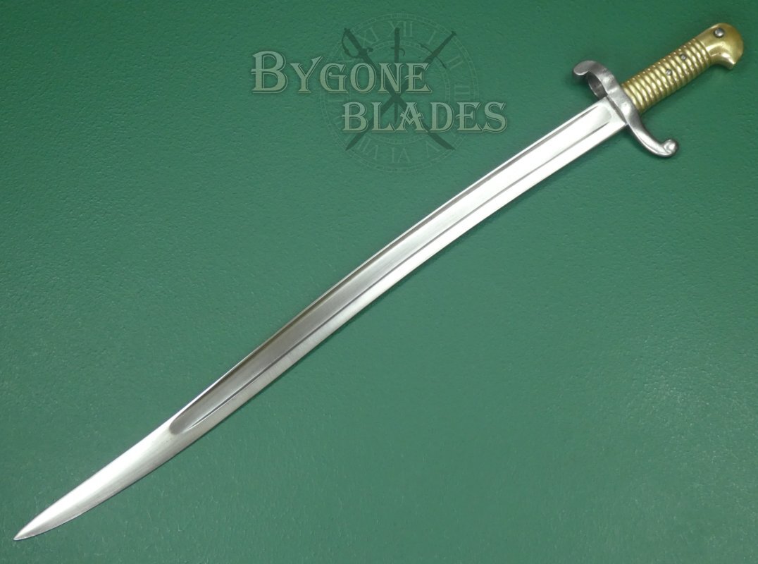 French M1842 Yataghan Sword Bayonet. Chatellerault 1856. #2307001 ...