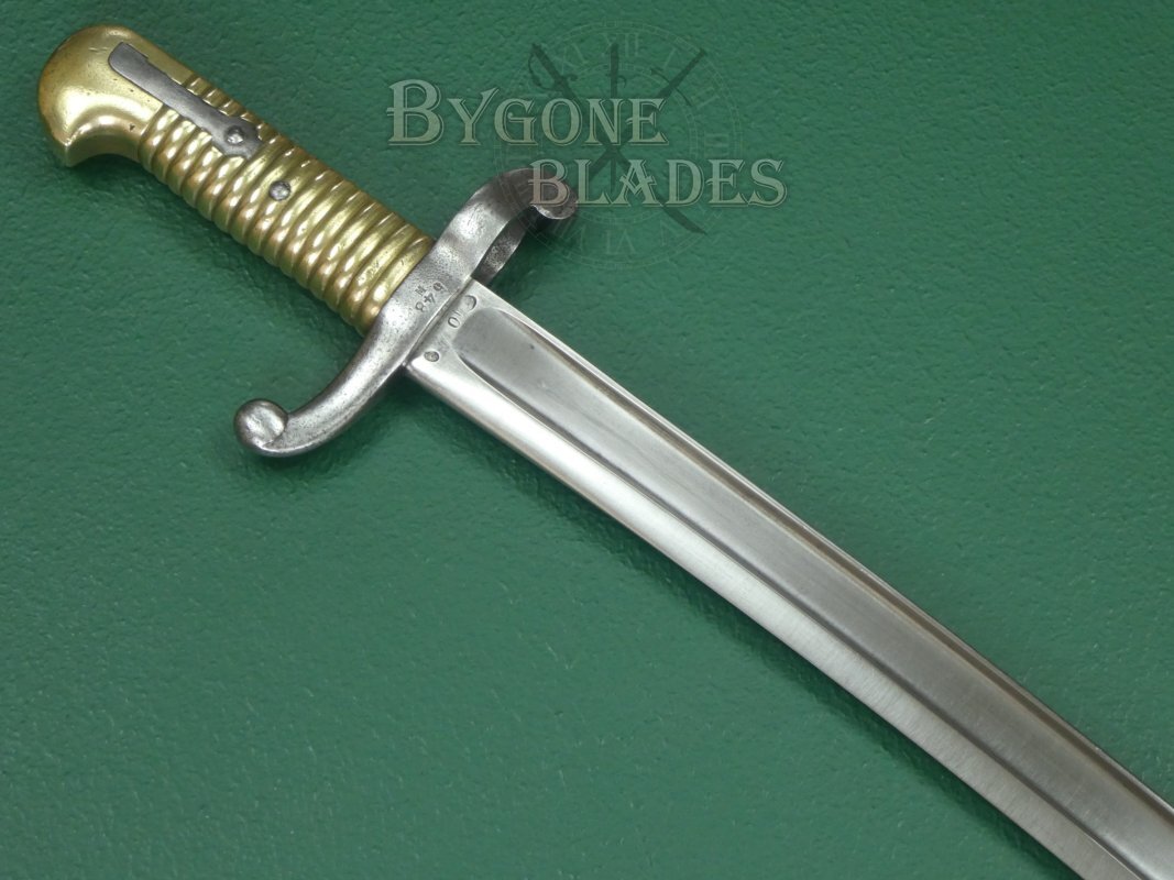 French M1842 Yataghan Sword Bayonet. Chatellerault 1856. #2307001 ...