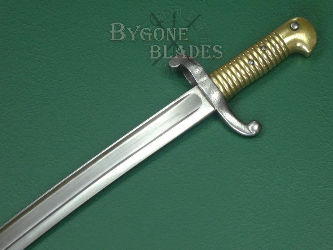 French M1842 Yataghan Sword Bayonet. Chatellerault 1856. #2307001 ...