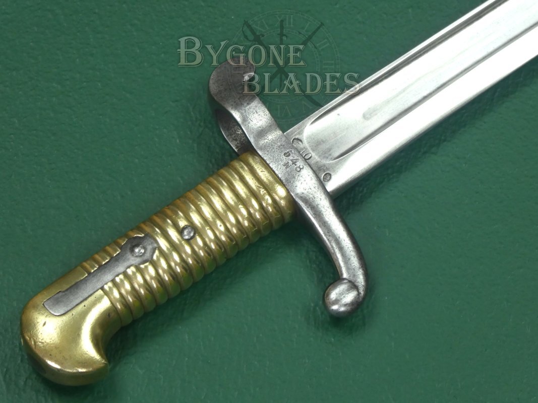 French M1842 Yataghan Sword Bayonet. Chatellerault 1856. #2307001 ...