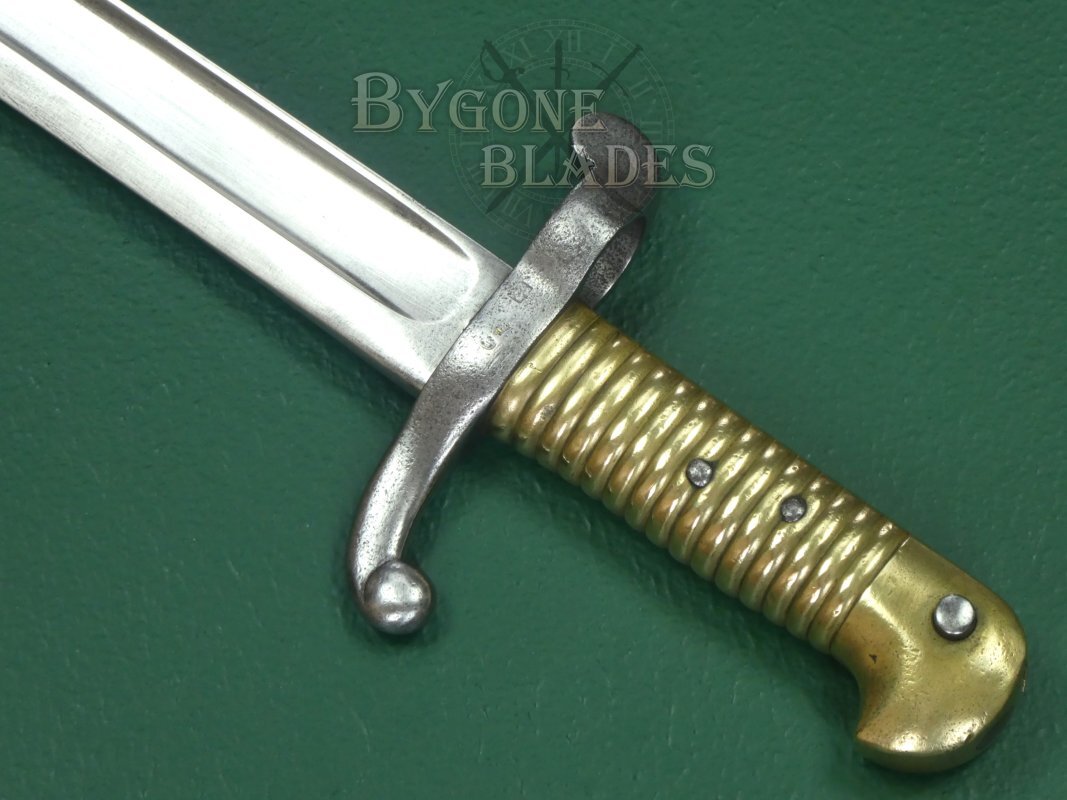 French M1842 Yataghan Sword Bayonet. Chatellerault 1856. #2307001 ...
