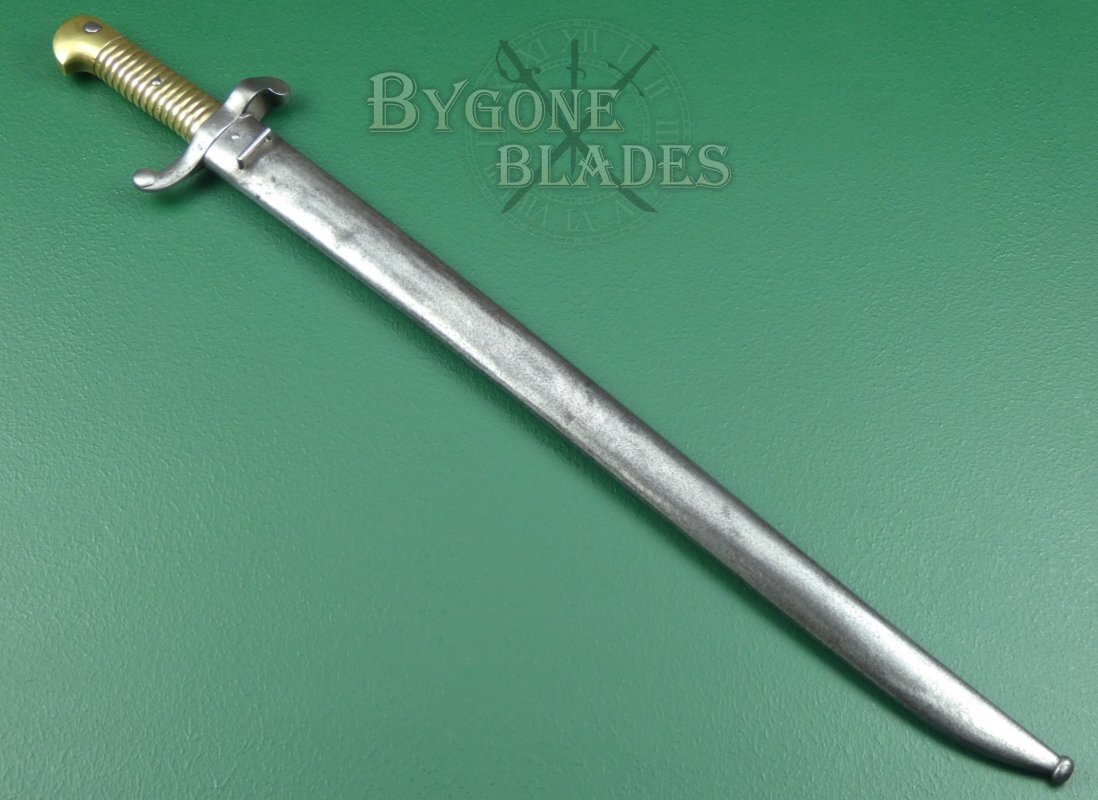 French Model 1842 Yataghan Sword Bayonet. #2110001 | Bygone Blades