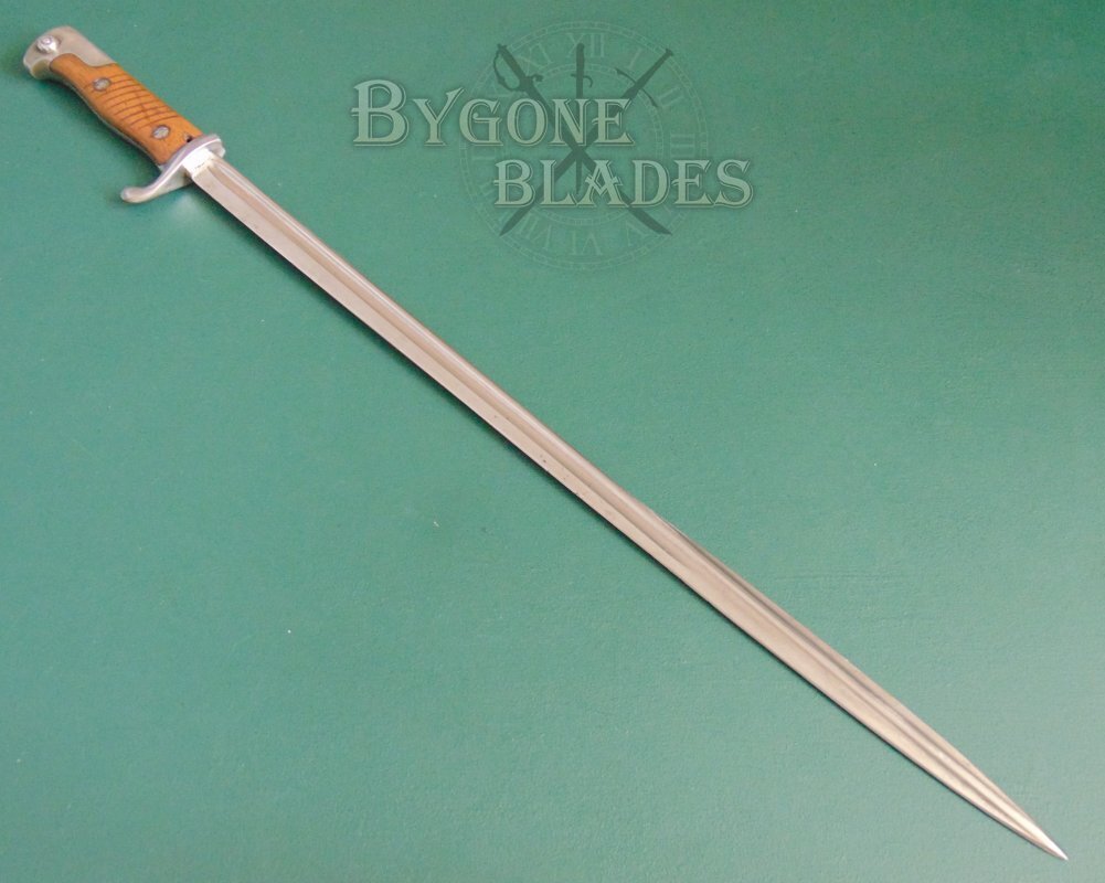 German S98n.A Second Pattern Pipe-back Quill Point Bayonet 1905 ...