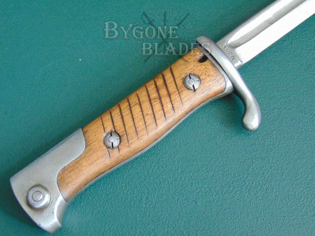 German S98n.A Second Pattern Pipe-back Quill Point Bayonet 1905 ...