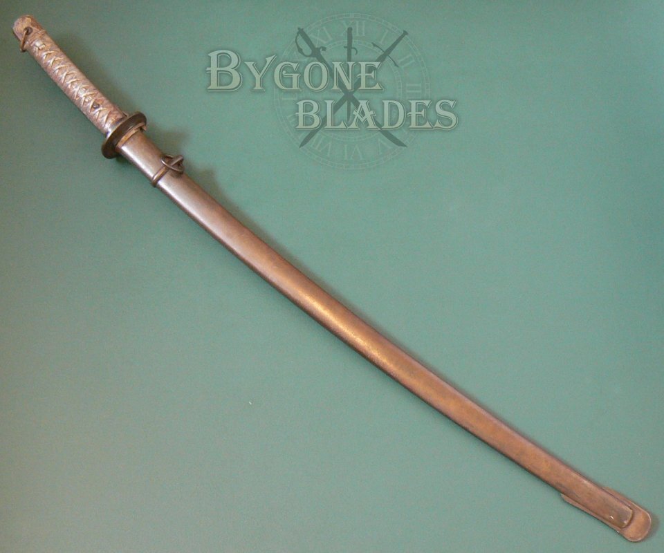 Japanese Army WW2 Type 95 NCO Sword. 1941 Middle Type Shin Gunto ...