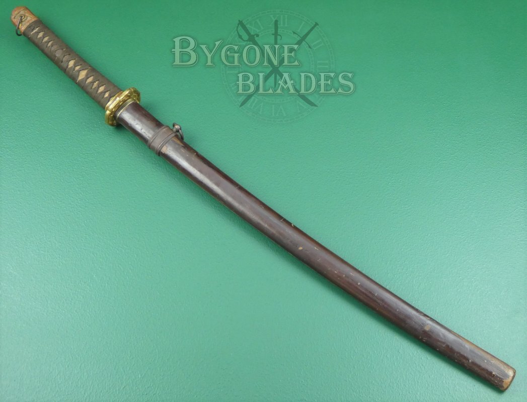 Japanese Gendaito WW2 Type 98 Sword. Army Officers Katana. #2110003 ...