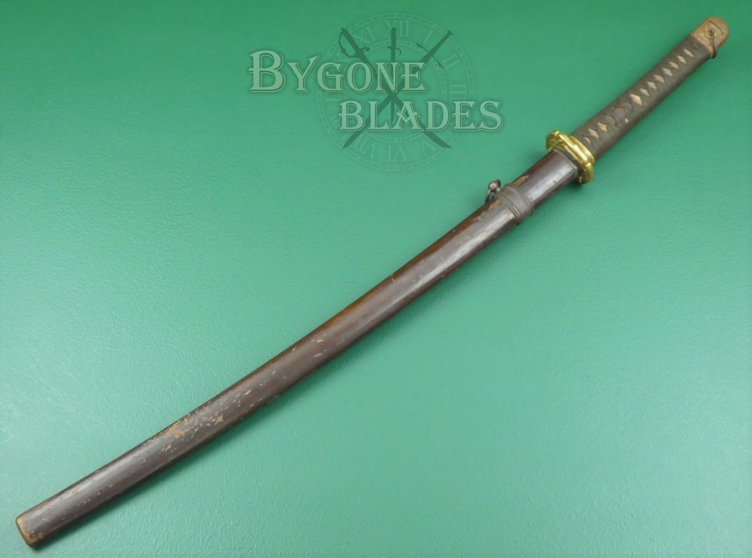 Japanese Gendaito WW2 Type 98 Sword. Army Officers Katana. #2110003 ...