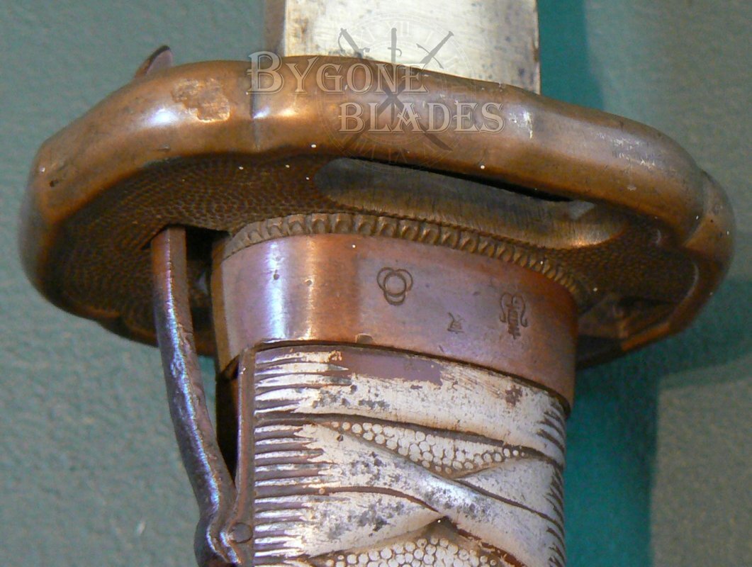 Japanese IJA Type 95 NCO Sword. 1938 production. Matching Serial ...