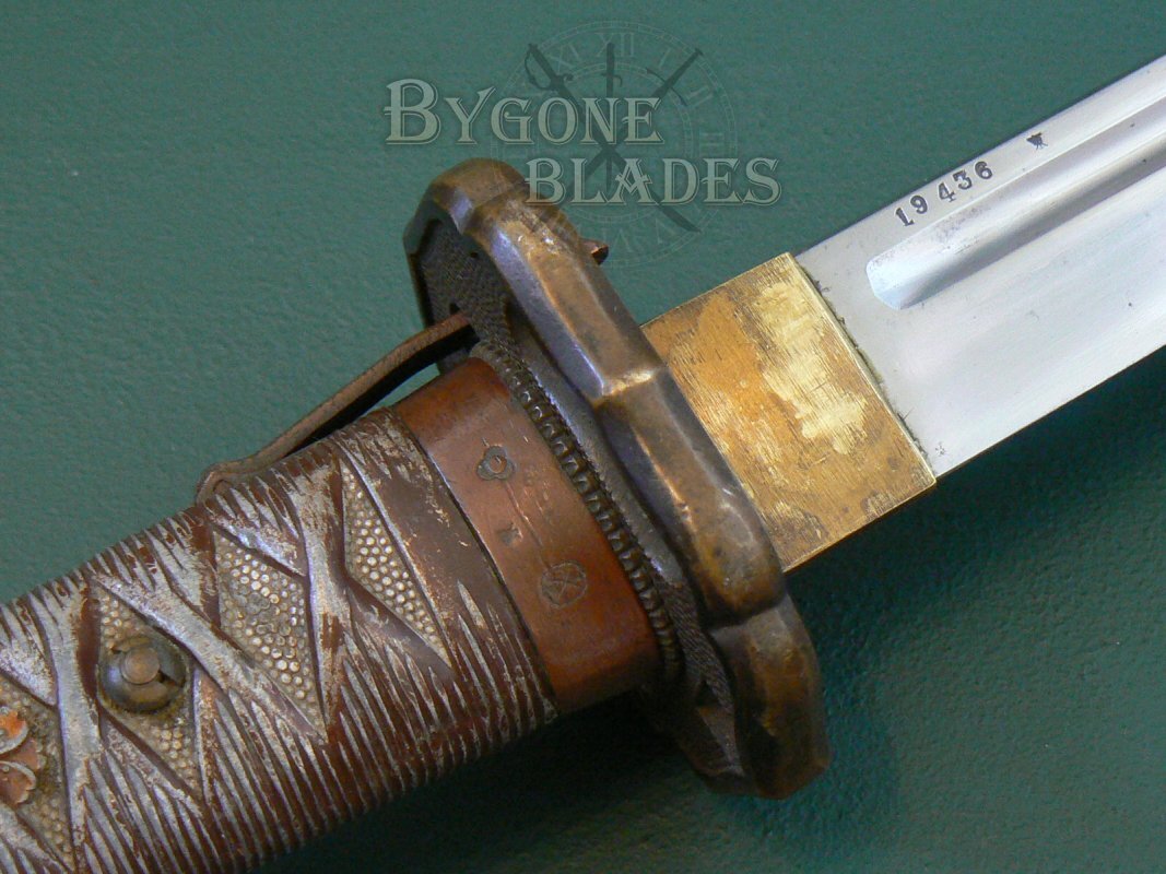 Japanese Imperial Army Type 95 NCO Sword. Shin Gunto. Matching Numbers ...