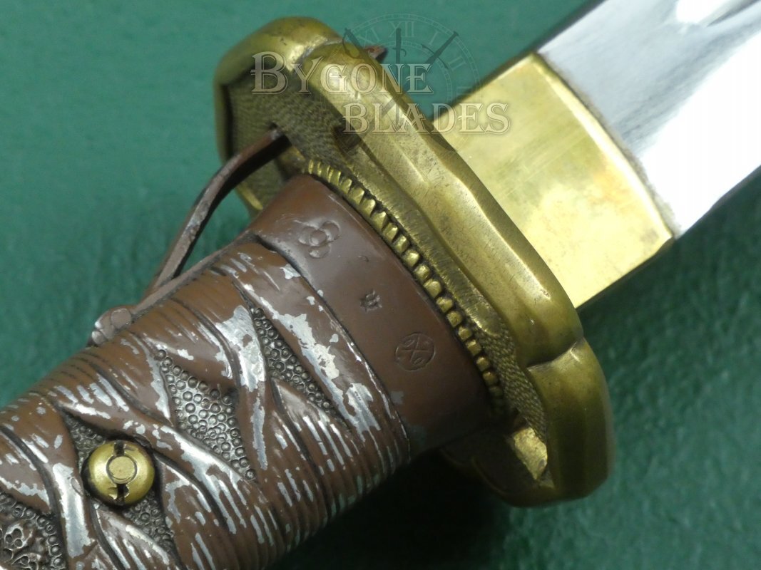 Japanese Type 95 NCO Sword. Matching Numbers. #2209006 | Bygone Blades