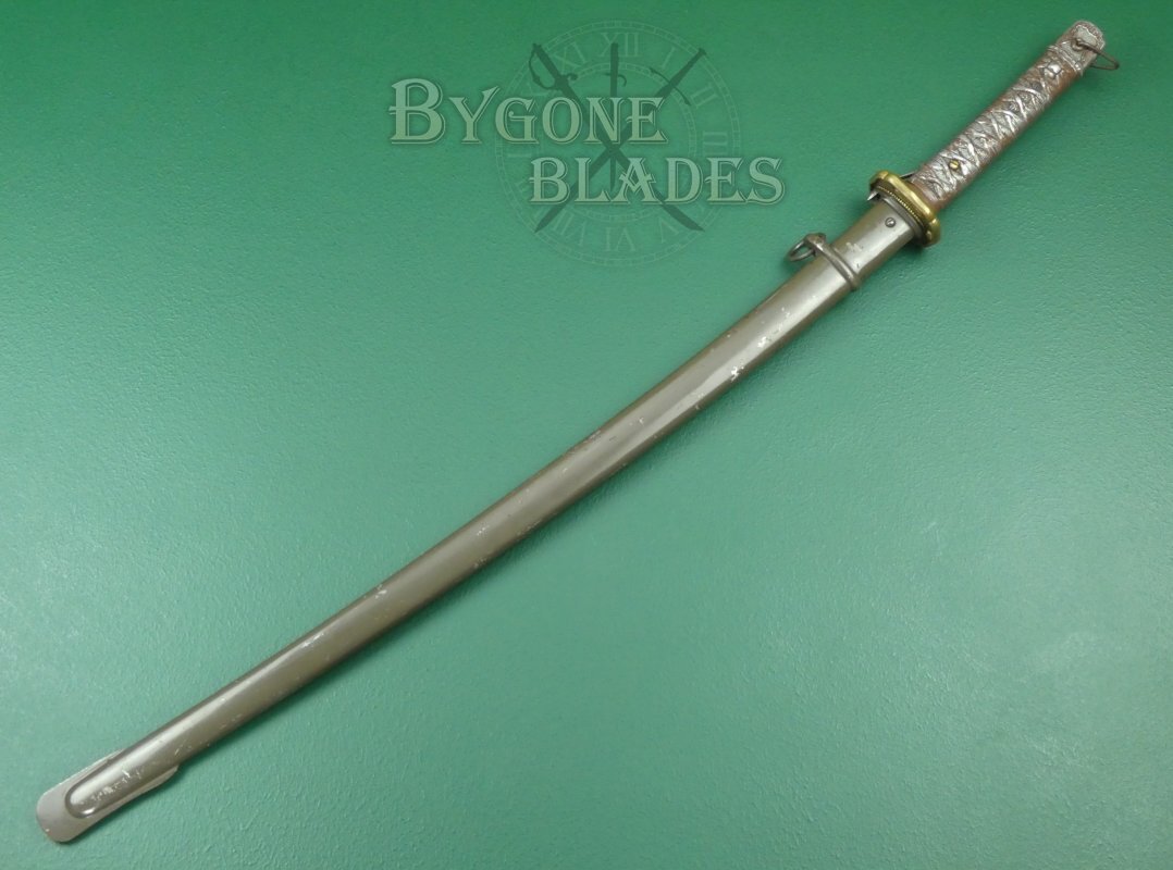 Japanese Type 95 NCO Sword. Matching Numbers. #2209006 | Bygone Blades